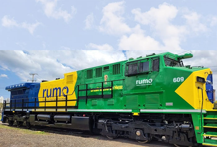 Trem pintado em Araraquara com as cores do Brasil sai Rumo ao hexa | RCIA Araraquara